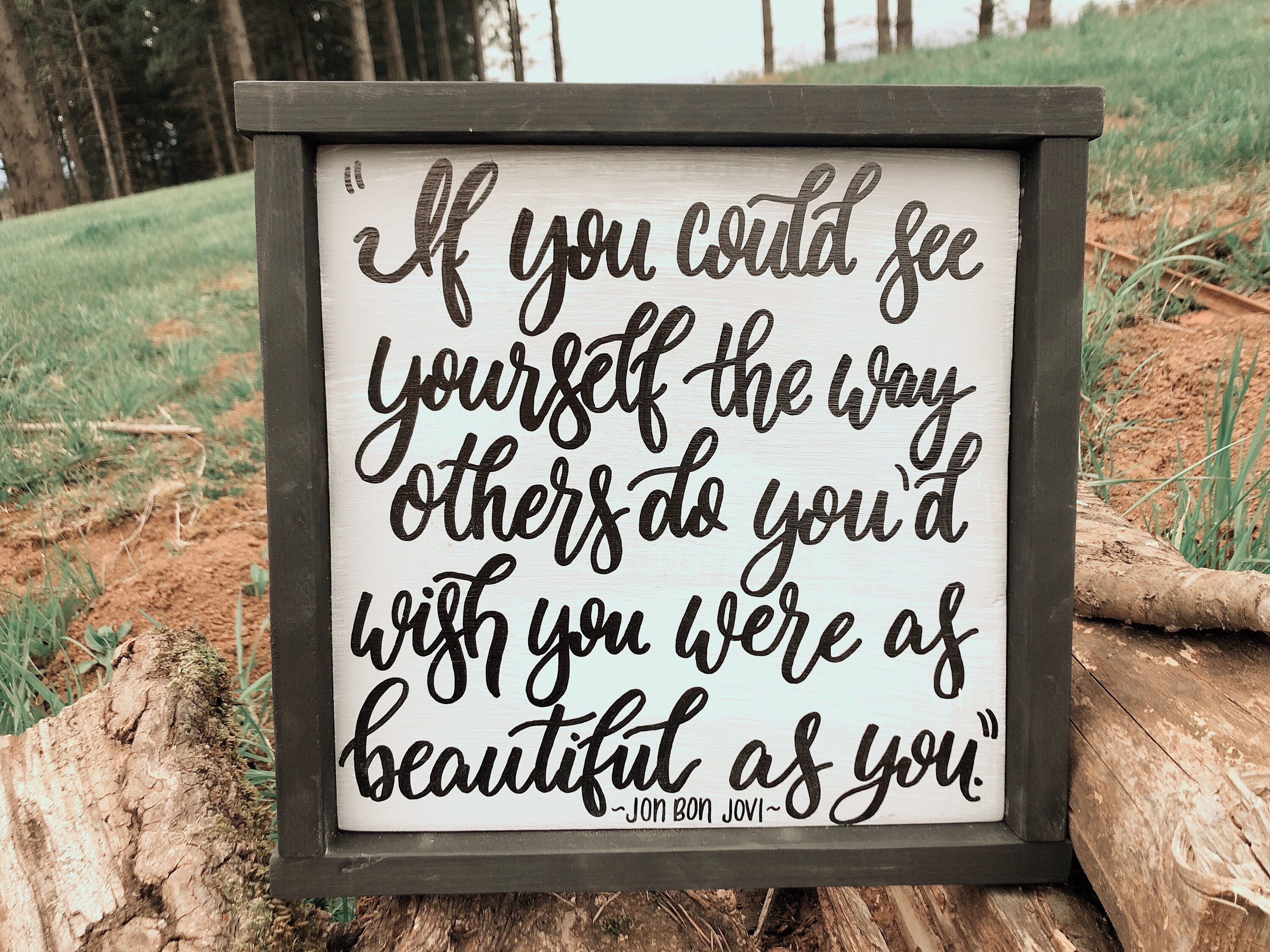 Medium-sized Song Lyric Sign | Etsy