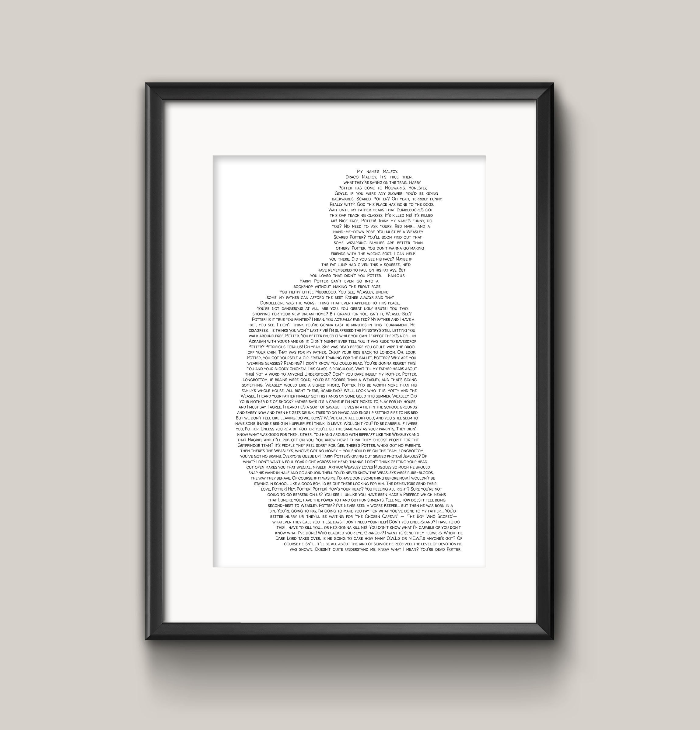 Draco Quotes Print Digital Print | Etsy