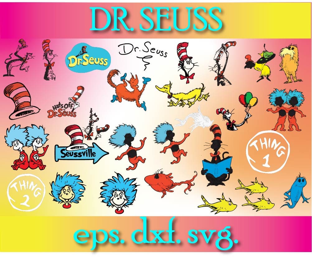 Dr Seuss Digital Download Bundle - Etsy