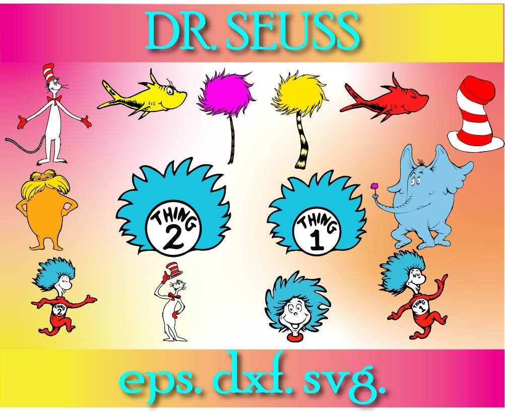 Dr Seuss Digital Download Bundle - Etsy