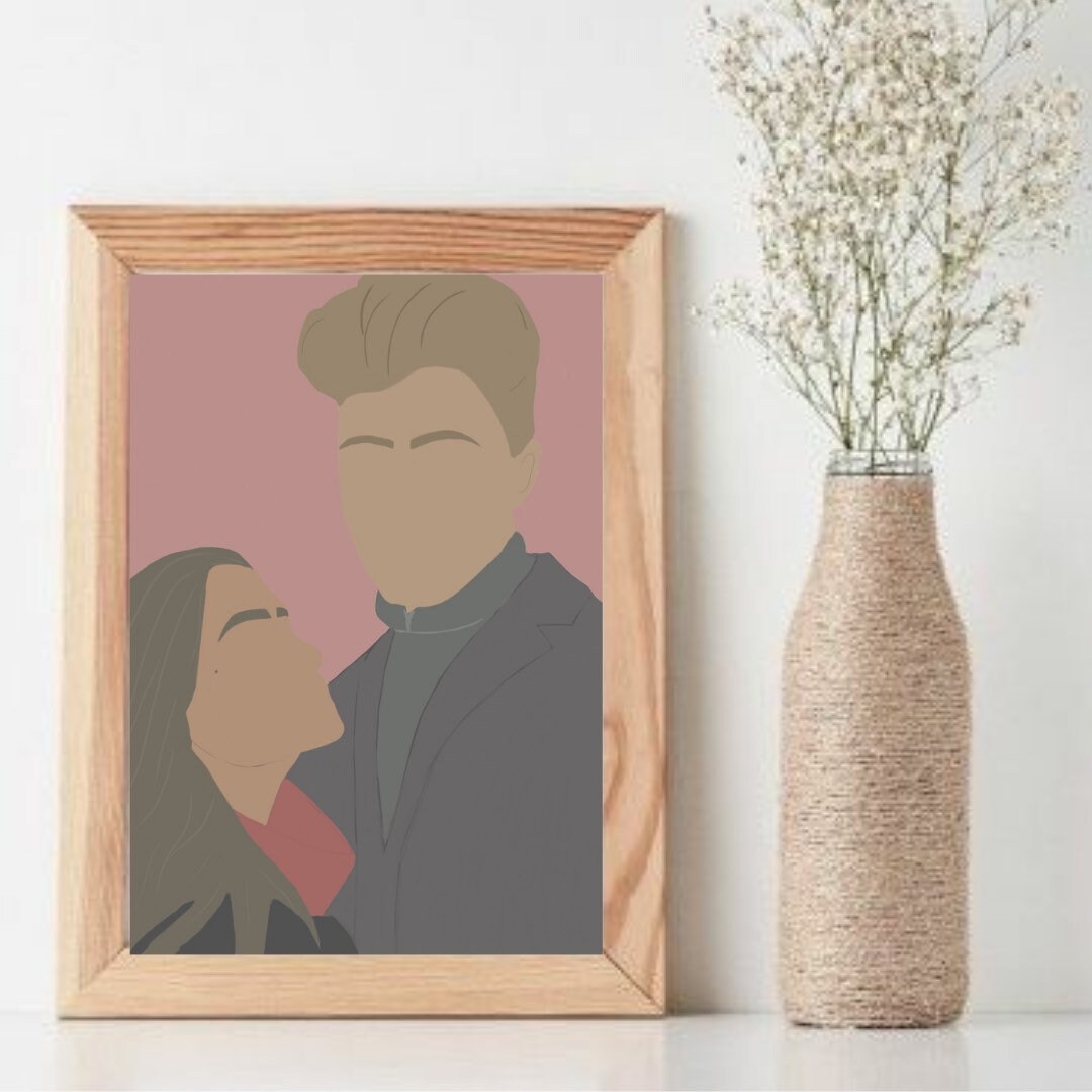 Custom Faceless Illustrations - Etsy UK
