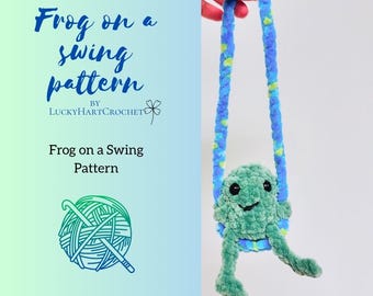 Kitty, Froggy & Doggy on a Swing Pattern Bundle - Etsy