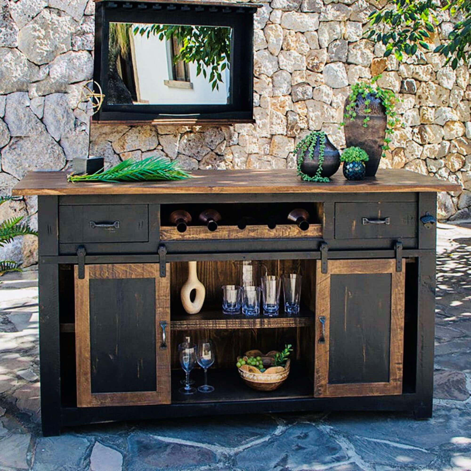 Rustic Kitchen Island kitchen Sideboard rustic Furniture handmade Furniture dining Buffet liquor Cabinet wood Bar wood Island wood Furniture Etsy UK