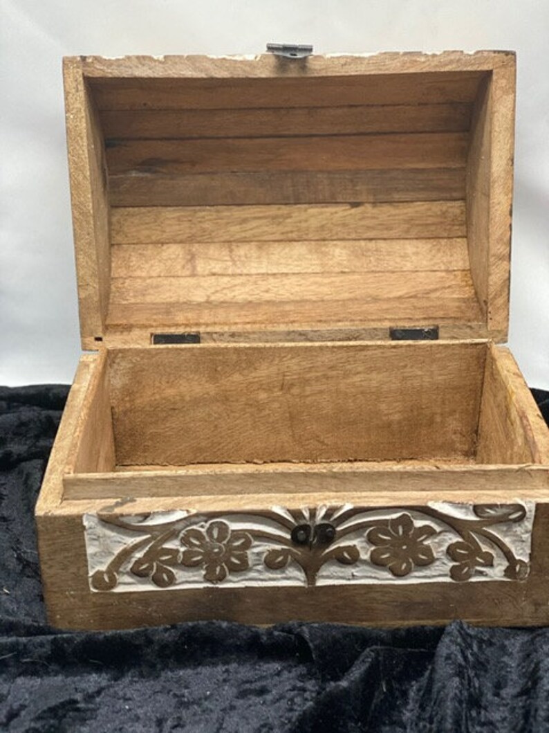 Hand Carved Wood Box-tree of Life-unique | Etsy