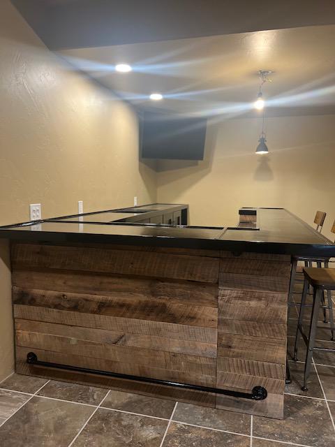 Rustic Barnwood U-shaped Home Bar With Bar Back - Etsy