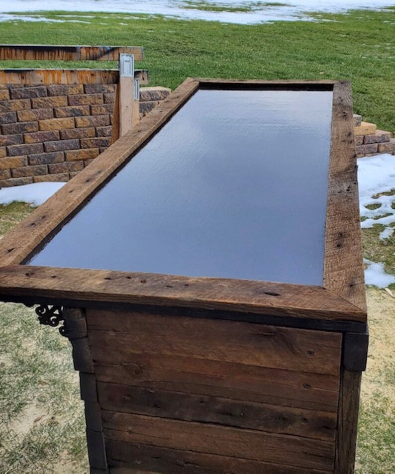 Outdoor Bar With Authentic Barn Wood-free Shipping-outdoor - Etsy