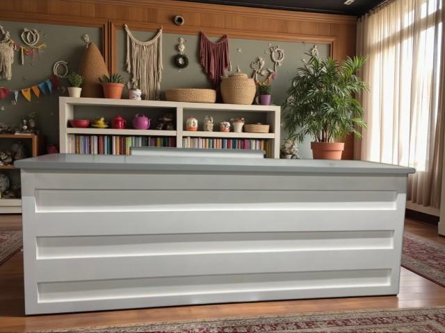 Custom Retail Checkout Counter: Cash Wrap Counter - Etsy
