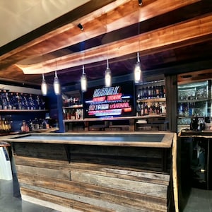 Rustic Wood Bar-custom Bar-barnwood - Etsy