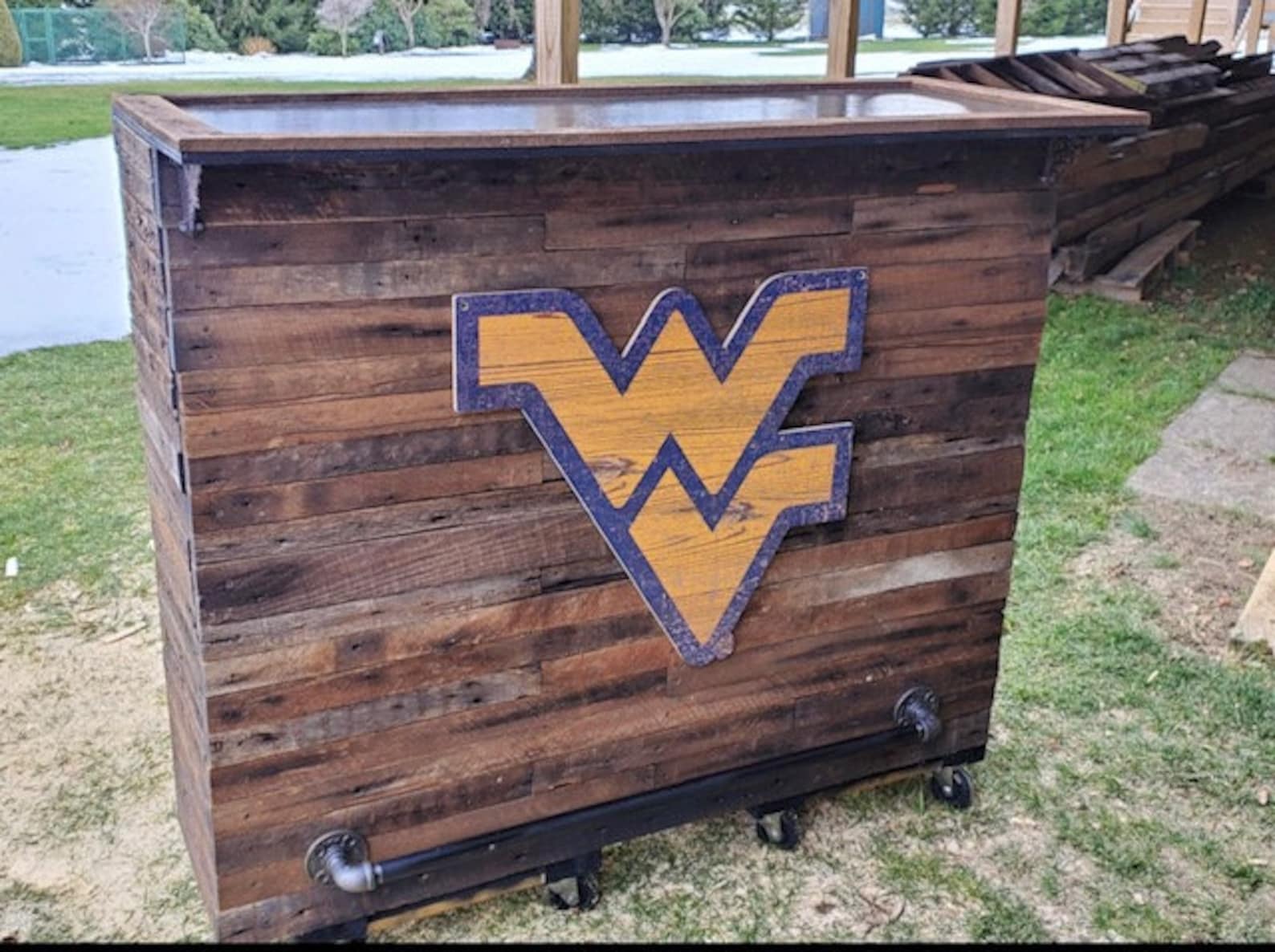 Patio Bar-barn Wood-outdoor Entertaining Bar-outdoor Furniture-gifts ...