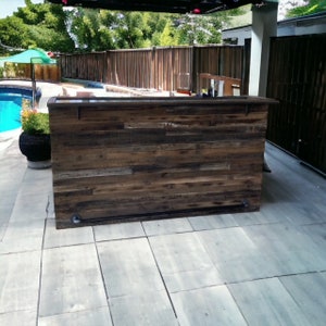 Rustic Wood Bar-custom Bar-outdoor Bar-gift for Home - Etsy