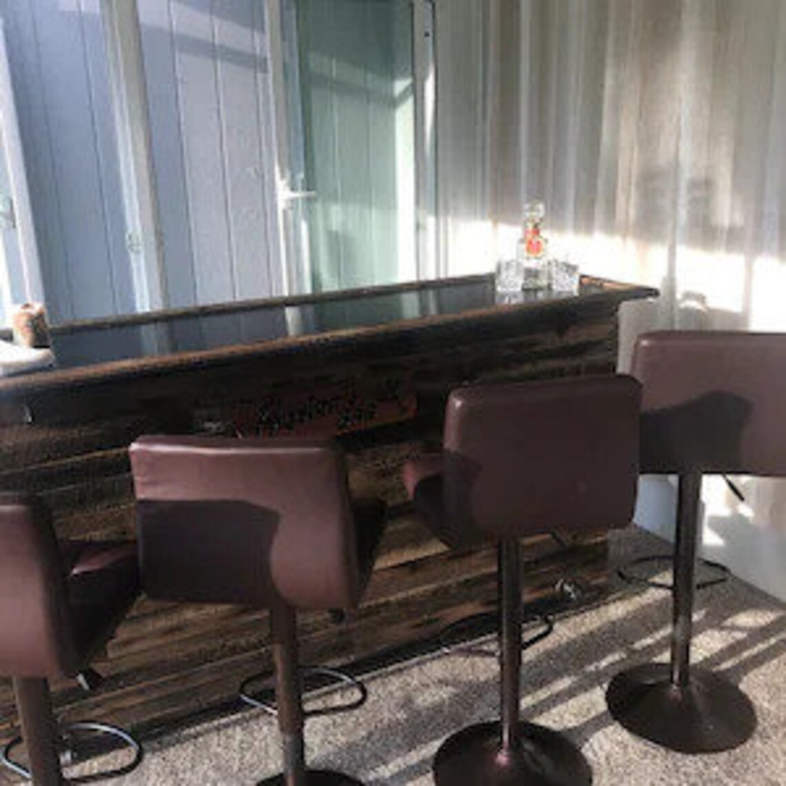 Patio Bar-barn Wood-outdoor Entertaining Bar-outdoor Furniture-gifts ...