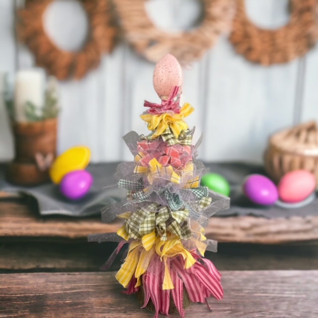 Spring Rag Tree-easter Rag Tree-pastel Rag Tree-spring Decor-easter ...