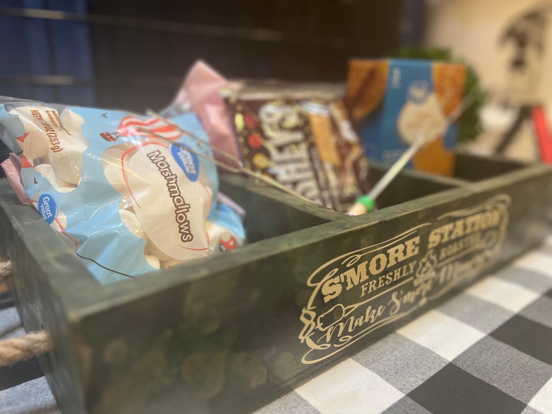 Smores Station, Smores Box, Camping Station, Smores Station, Smores ...