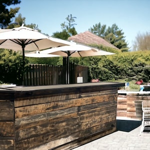 Rustic Wood Bar-custom Bar-outdoor Bar-gift for Home - Etsy