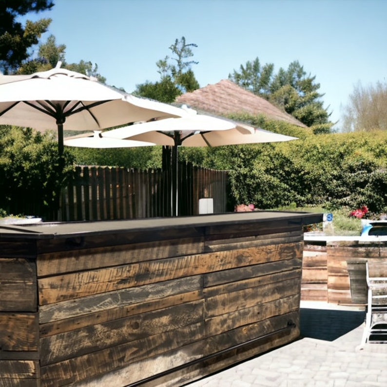 Rustic Wood Bar-custom Bar-outdoor Bar-gift for Home - Etsy