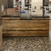 Rustic Wood Retail Counter-retail Counter-check Out Counter-multi Level ...