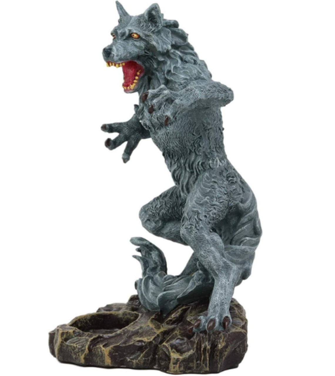 Gothic Werewolf Tea Light Candle Holder Statue Lycan Beast - Etsy