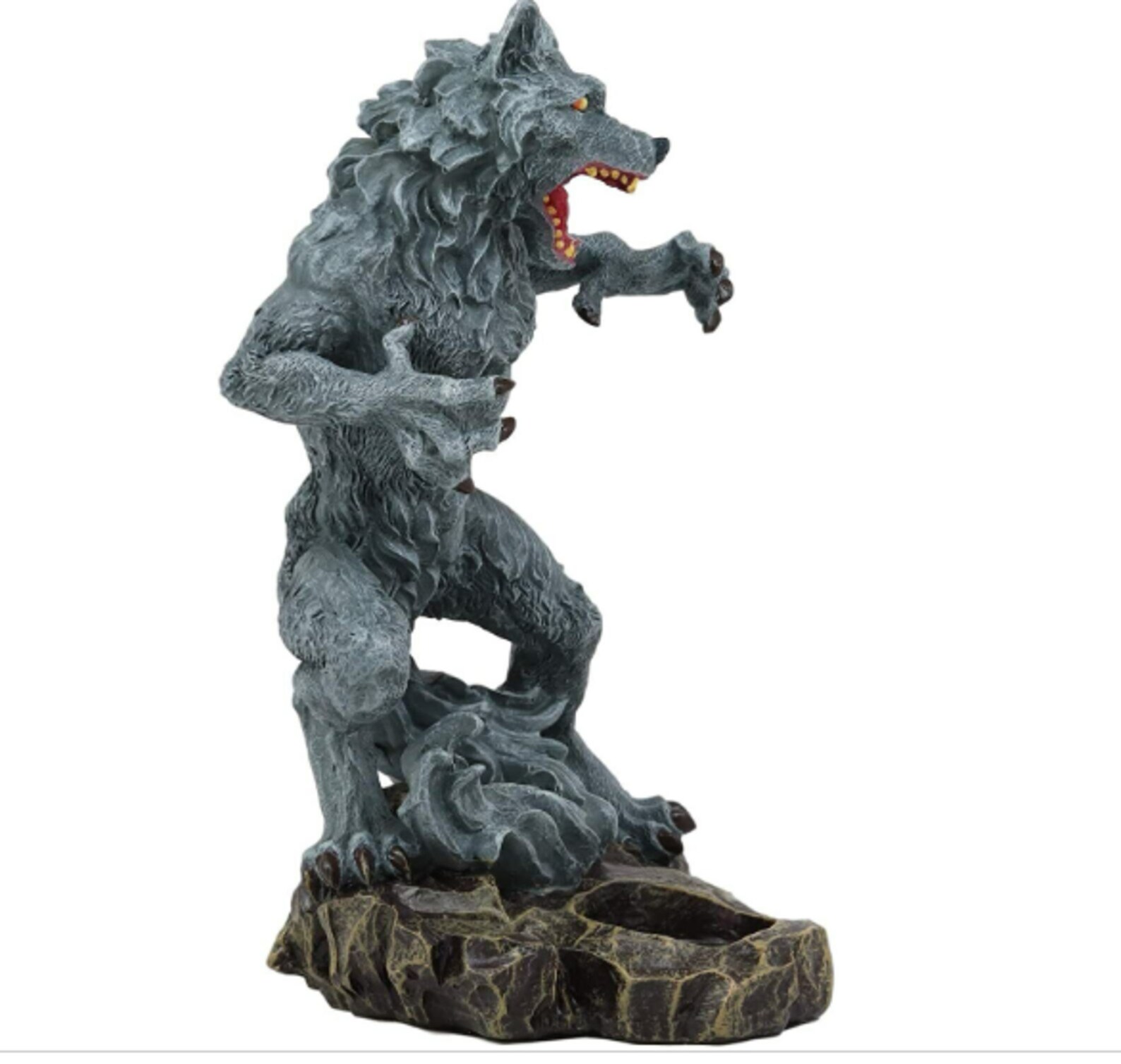 Gothic Werewolf Tea Light Candle Holder Statue Lycan Beast Wolf Man ...