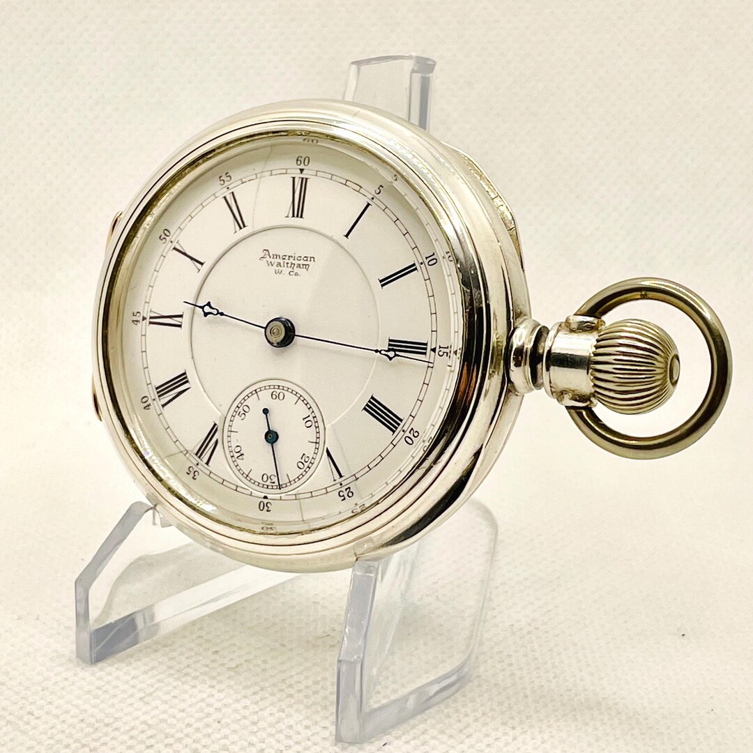 Vintage Pocket Watch-waltham Appleton Tracy and Co. 18s, 17 Jewel ...