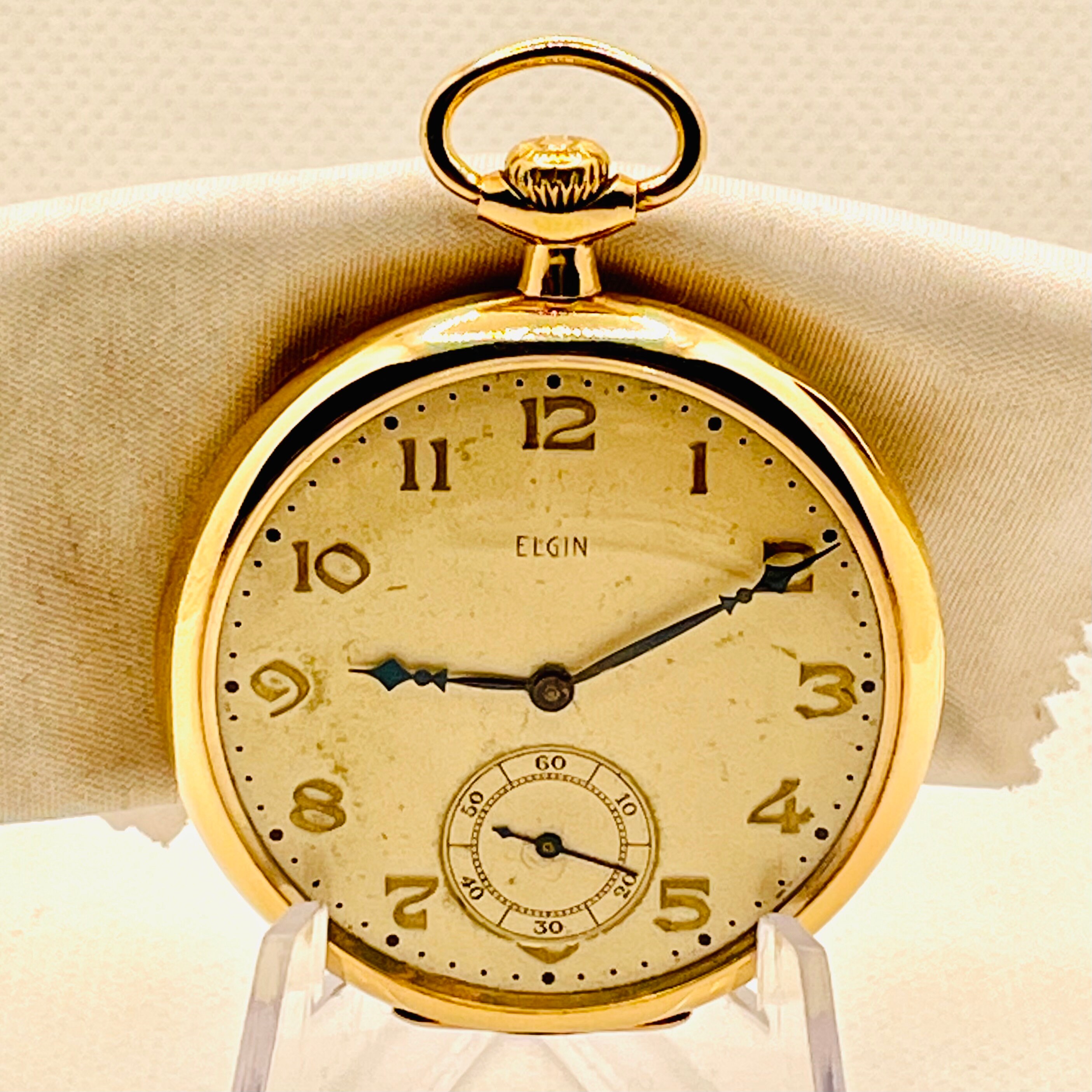 Vintage Pocket Watch-elgin 12s Circa 1924. 15 Jewels in a | Etsy