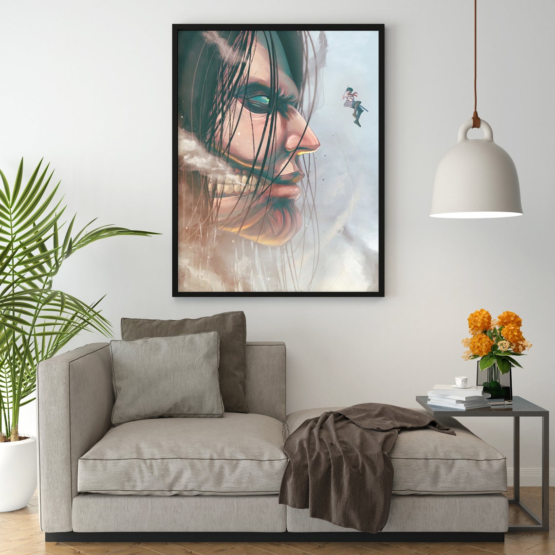 Attack on Titan Eren Yeager Poster AOT Final Season | Etsy