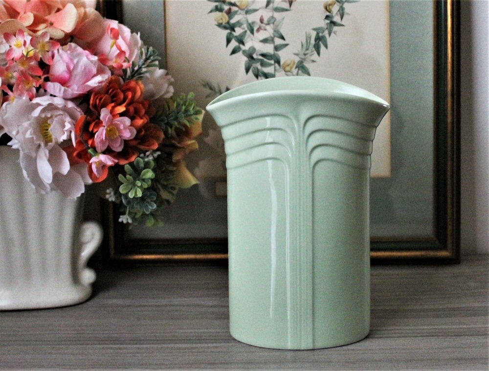 Vases Vintage Vase Rosenthal Netter Green Glaze Retro Ceramic Artisan ...