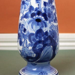 Royal Delft Blue Vase 8 High Holland Delftware Pottery Porceleyne Fles ...