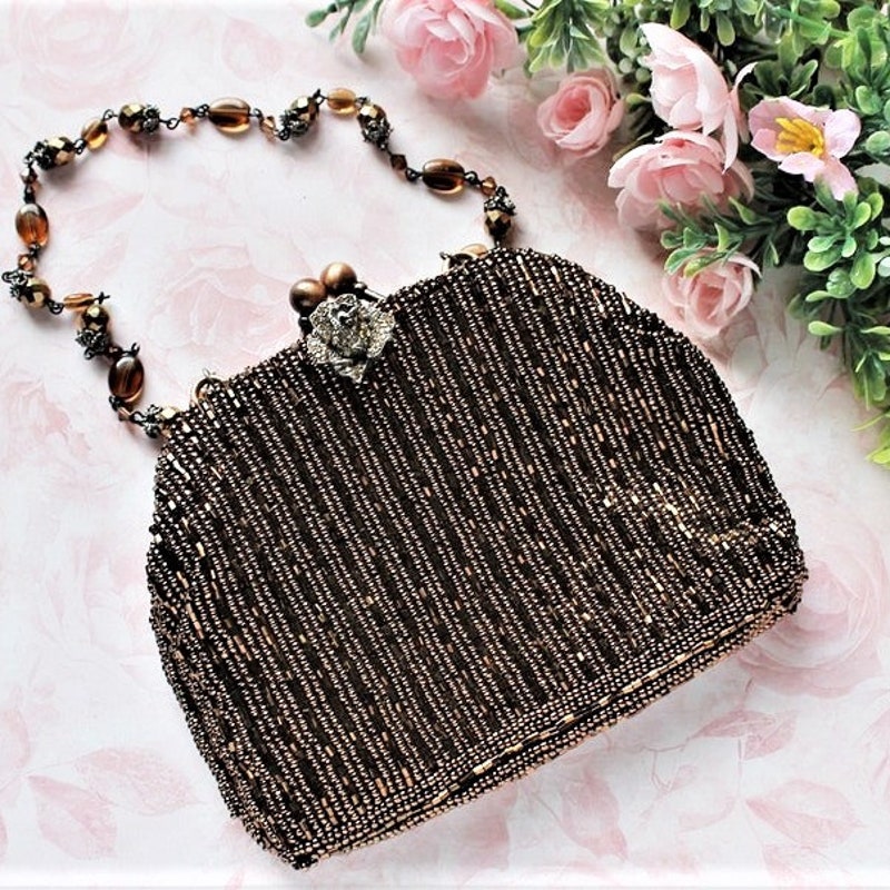 Beaded Evening Bag - Etsy