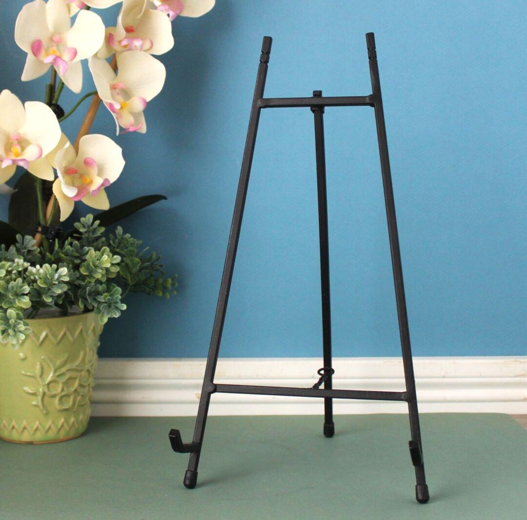 Metal Easel Stand, Display Stand, Easel Back, Frame Holder Matte Black ...