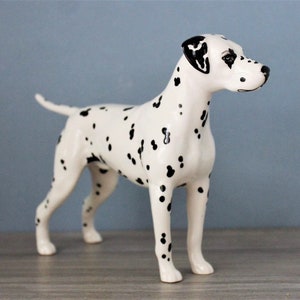 Large Dalmatian Figurine BESWICK ENGLAND Arnoldene Vintage Standing Dog ...