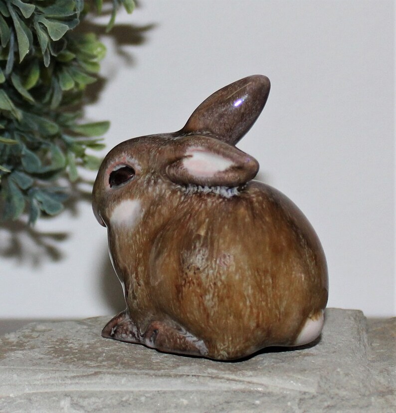 Vintage Pottery Bunny Rabbit Figurine 12 Liezen Austria | Etsy