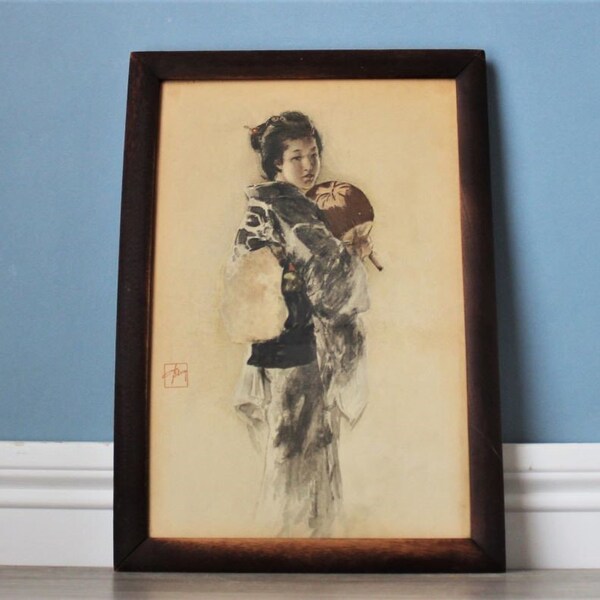 Lithograph Japan - Etsy