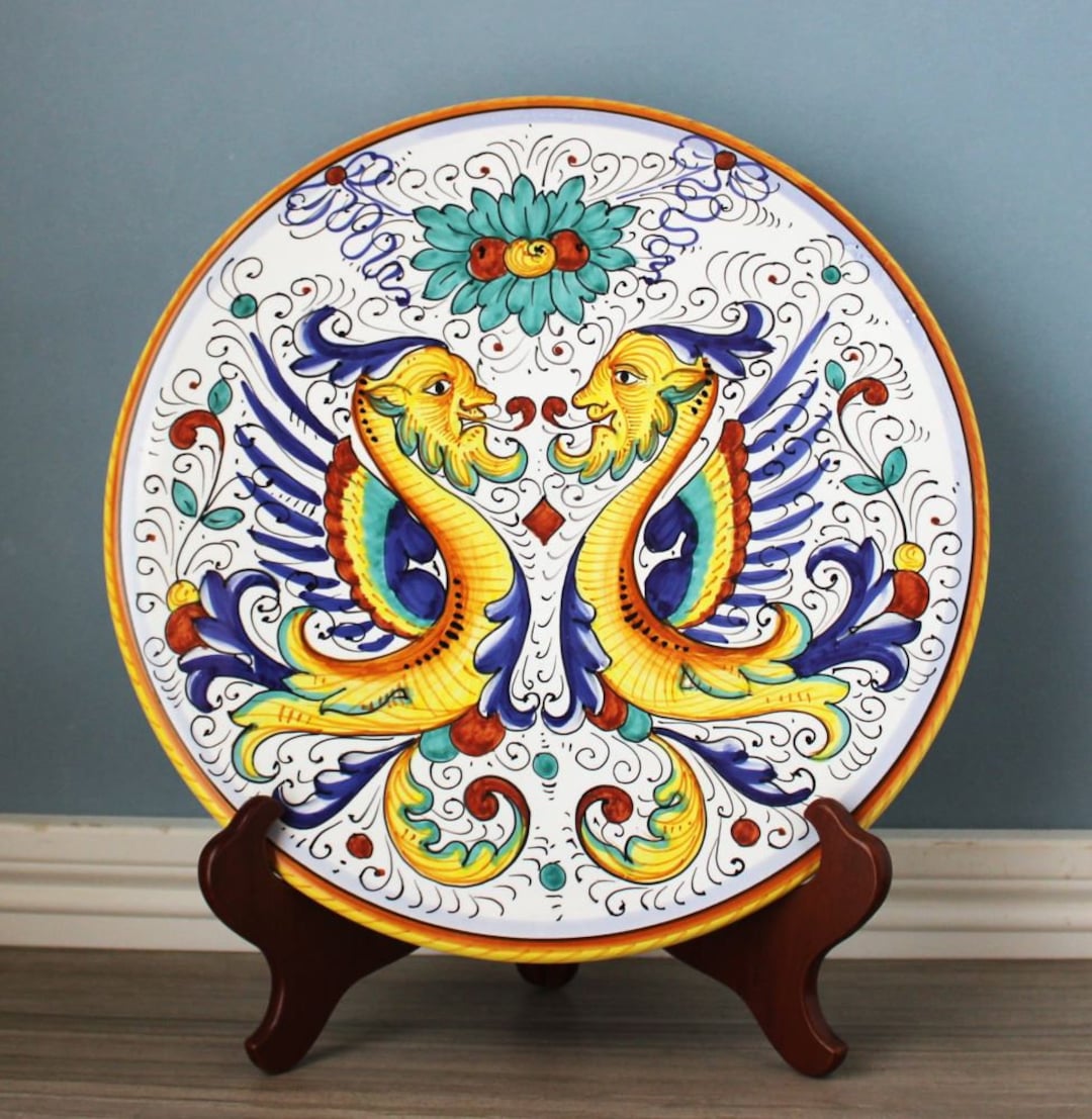 DERUTA Italian Ceramic Pottery 12 Decorative Tray Hand Painted Platter ...
