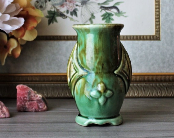 Vases Vintage Vase Rosenthal Netter Green Glaze Retro Ceramic Artisan ...