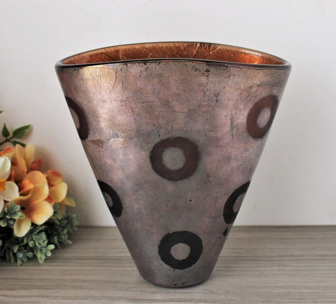 Artisan Glass Vase by Adam Aaronson, Contemporary Art, Large Modern Art ...