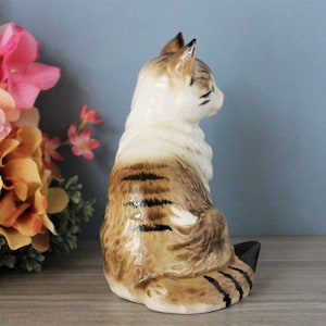 NIPPON Cat Yoko Boeki Large Figurine Cute Kitten Feline Japan Porcelain ...