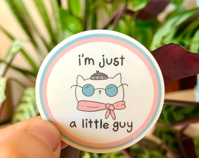 IM JUST A LITTLE GUY lgbtq Trans Transmasc Pride Trans Flag Sticker - Etsy