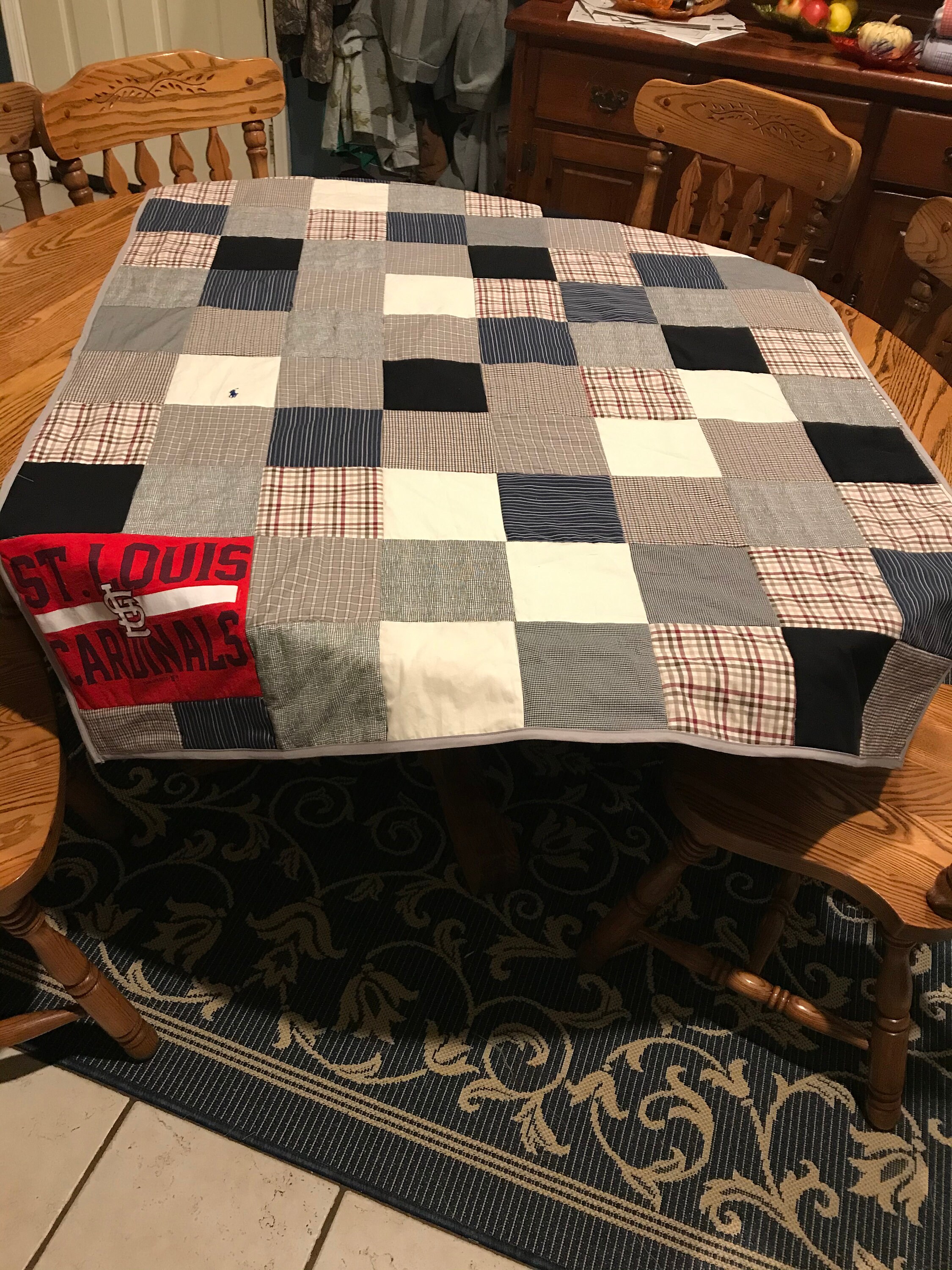 Memory Quilt - Custom Made From Your Items! - Etsy