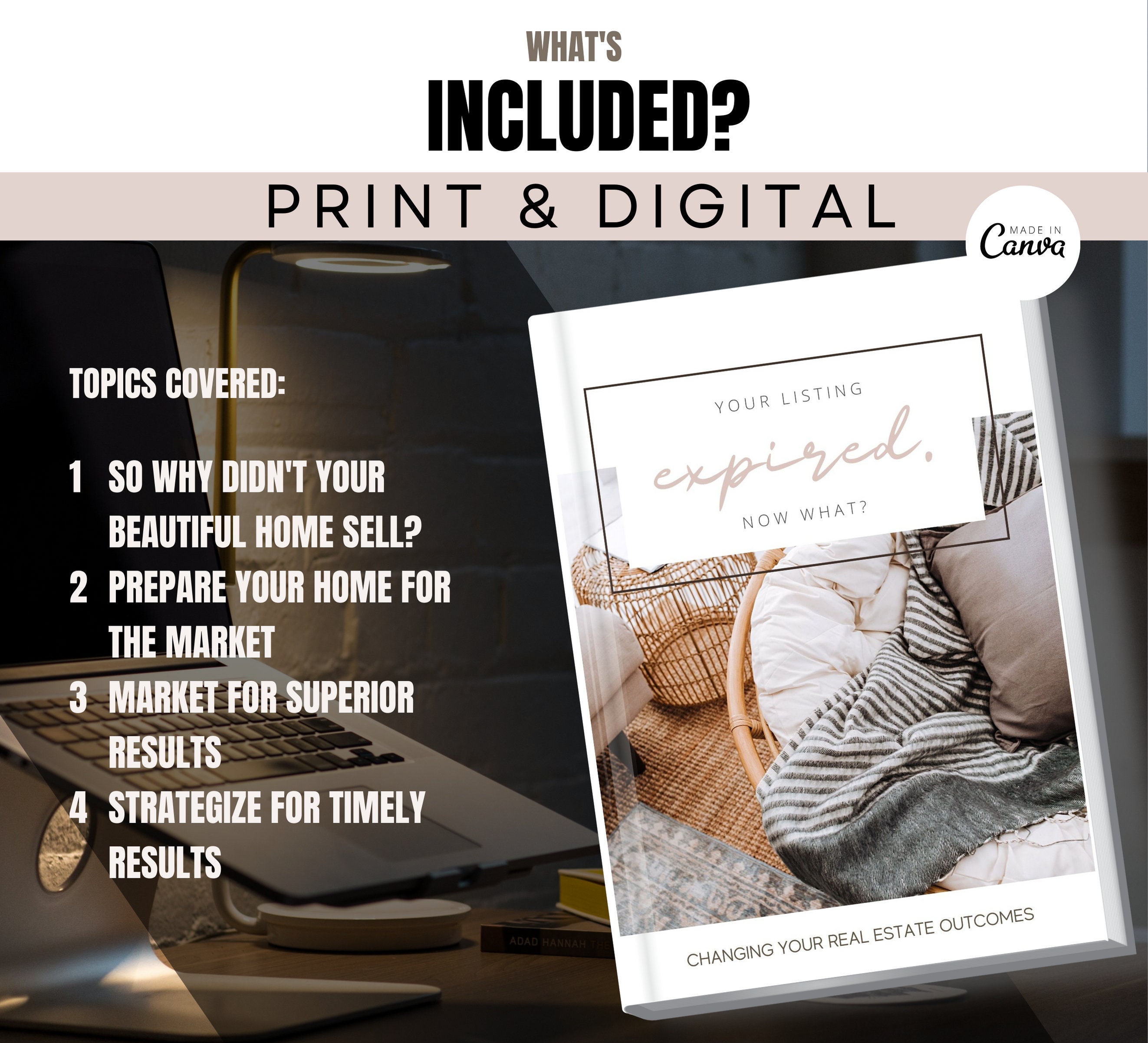 Expired Listing Guide: Real Estate Marketing Template (editable PDF) - Etsy