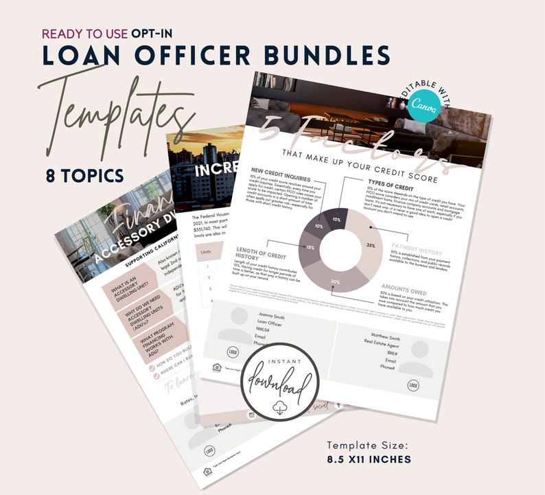PREMIUM KIT Complete Marketing Starter Kit for Loan Officers | Etsy