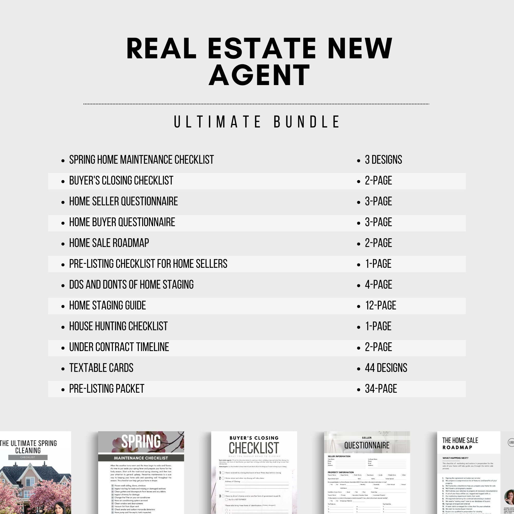 Real Estate Agent Toolkit: Marketing Templates & Guides (digital ...