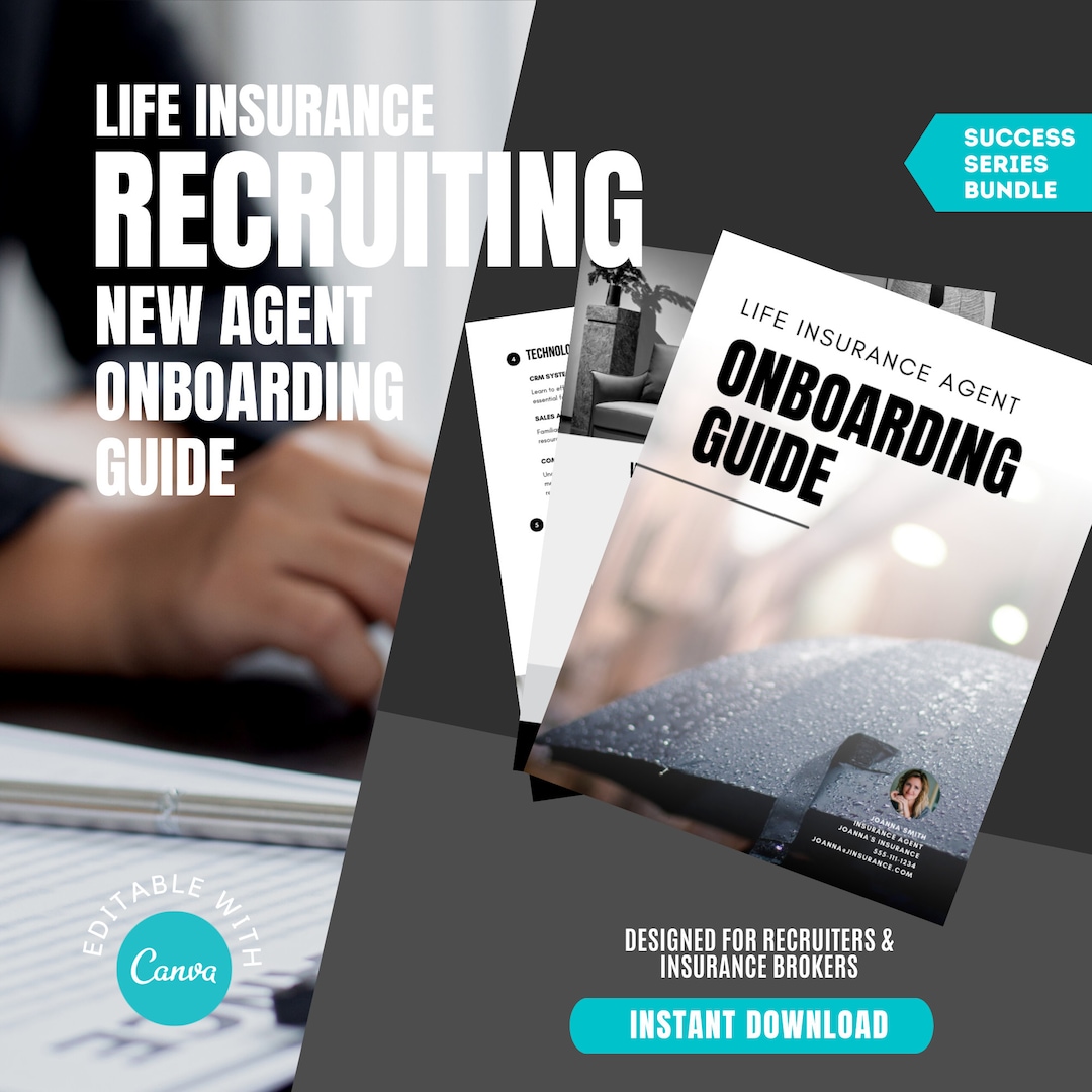 Insurance Agent Onboarding Guide Insurance Hiring Insurance Recruiting ...