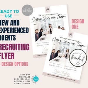 Real Estate Recruiting Flyer Realtor Hiring Real Estate Team Flyer Real ...
