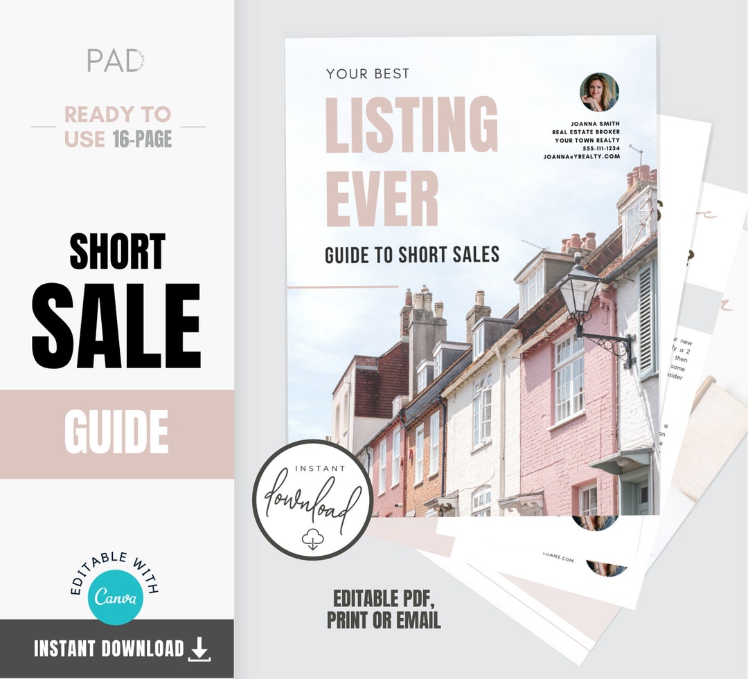 Real Estate Short Guide | Realtor CANVA Template (printable PDF) - Etsy