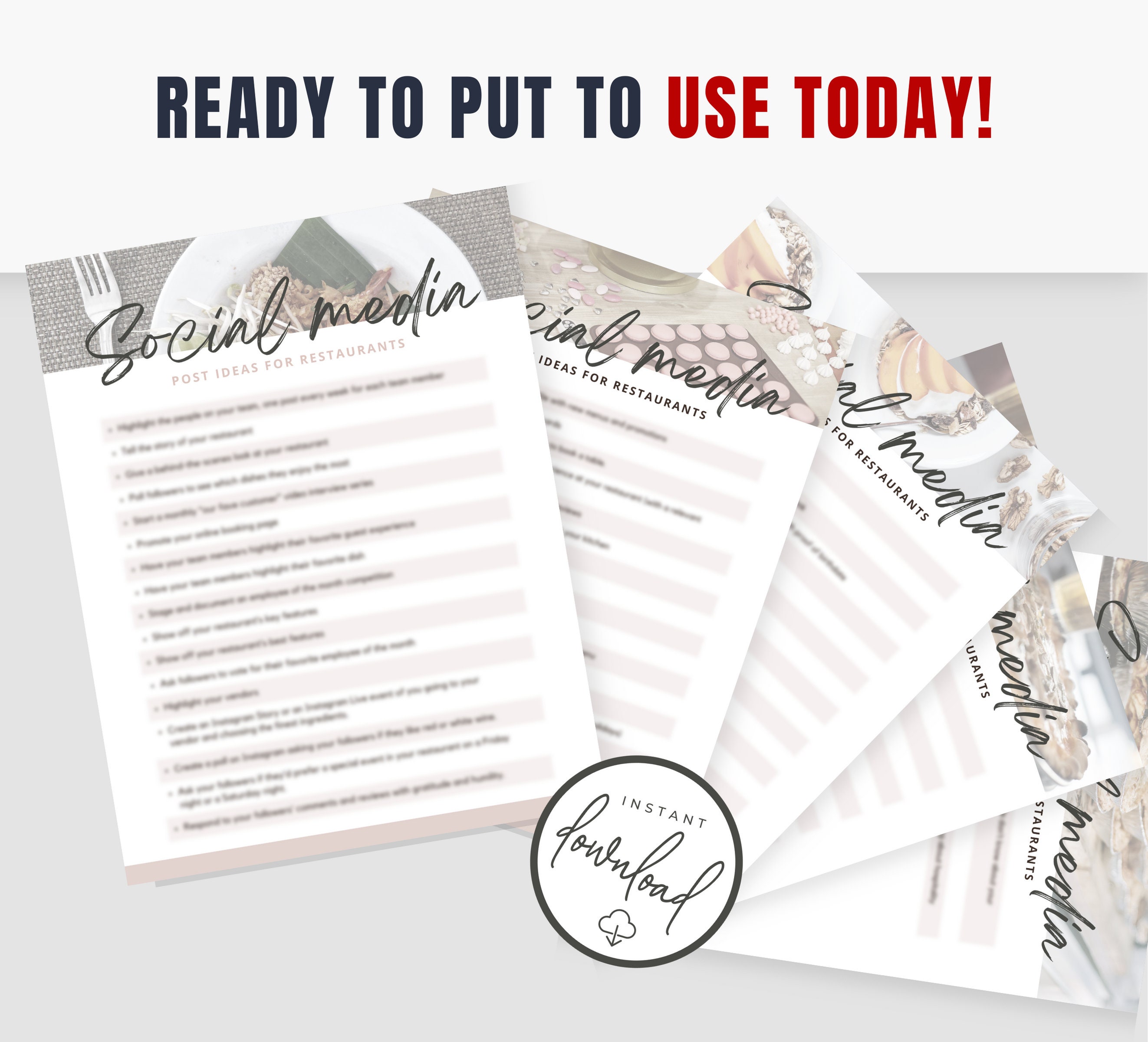 73 Social Media Post Ideas for RESTAURANTS | Restaurant Branding ...