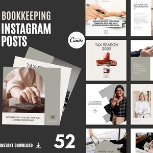 Bookkeeping INSTAGRAM Posts | Bookkeeper Marketing | Accounting ...