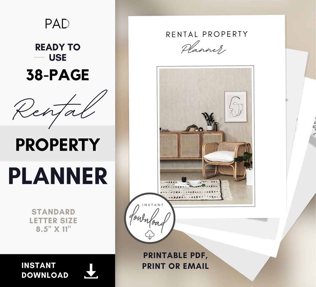 Rental Property Planner | Property Manager Tools | Real Estate Property ...