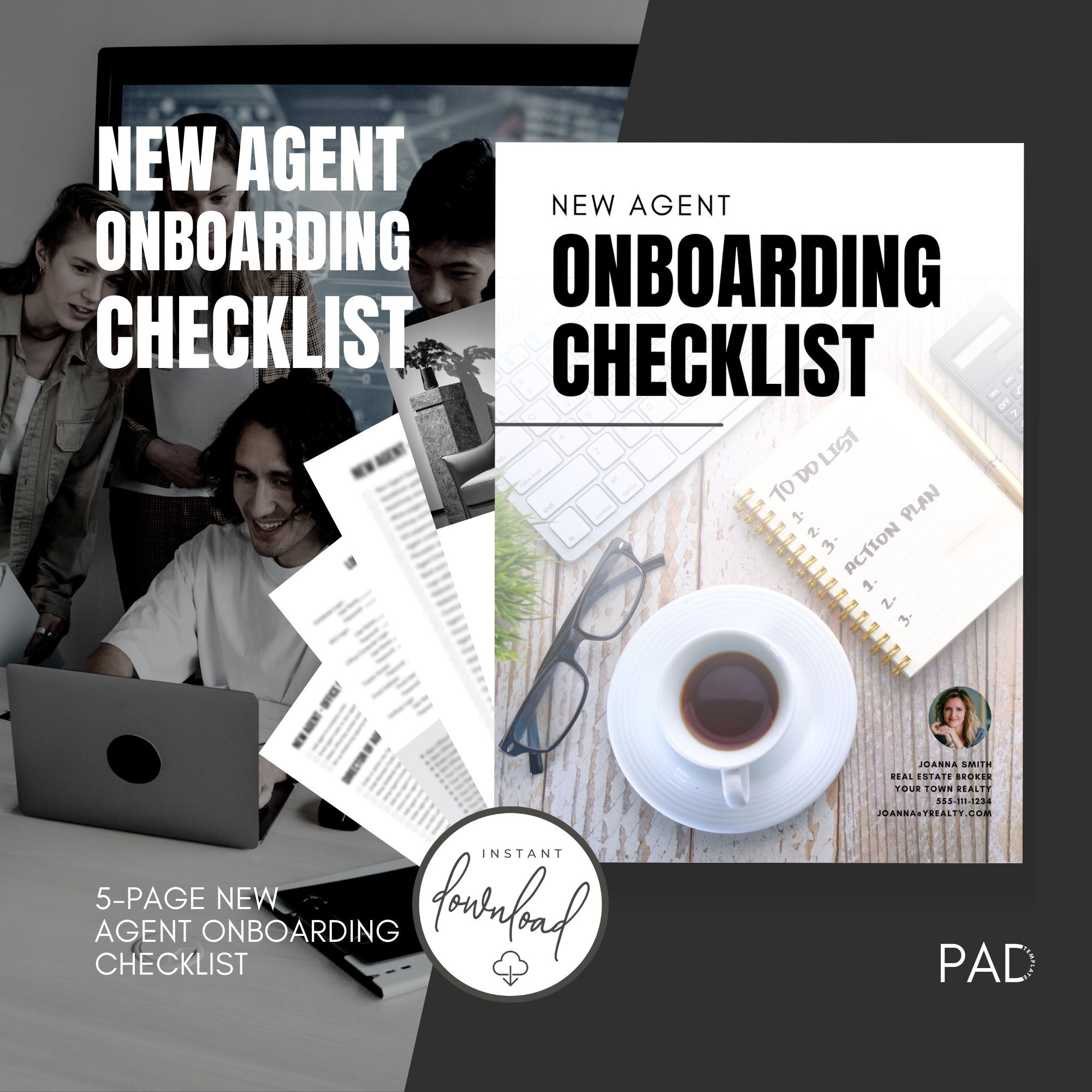 Realtor Recruiting Bundle Real Estate Hiring Templates CANVA Template ...