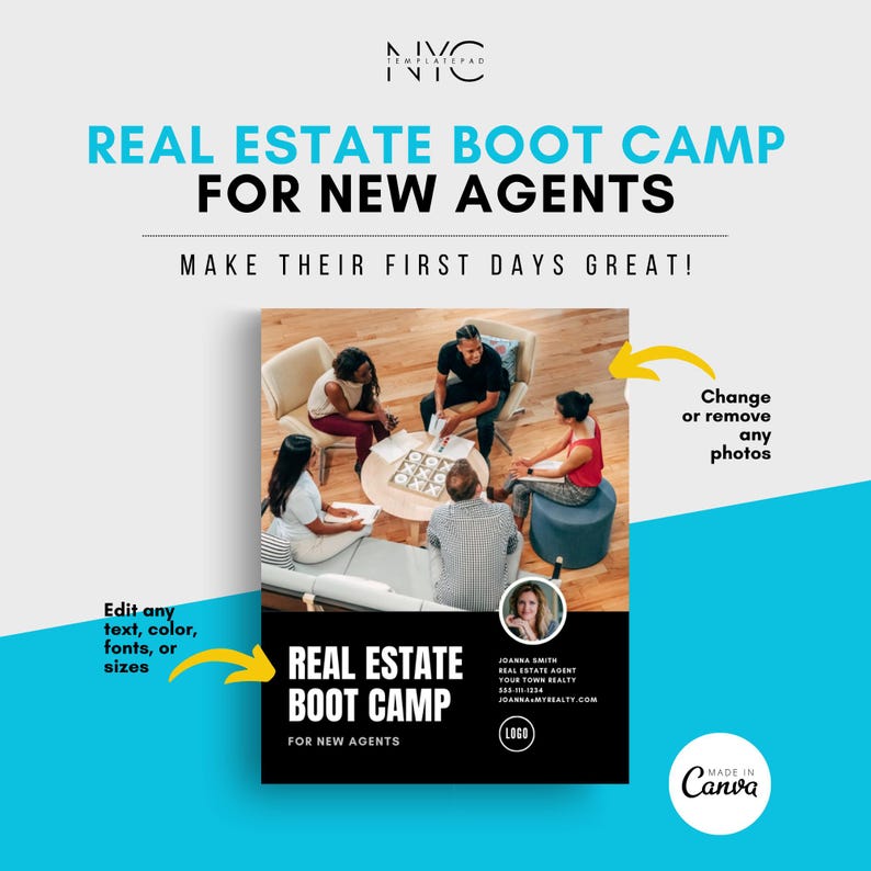 Real Estate Boot Camp Template: New Agent Training Guide (CANVA ...