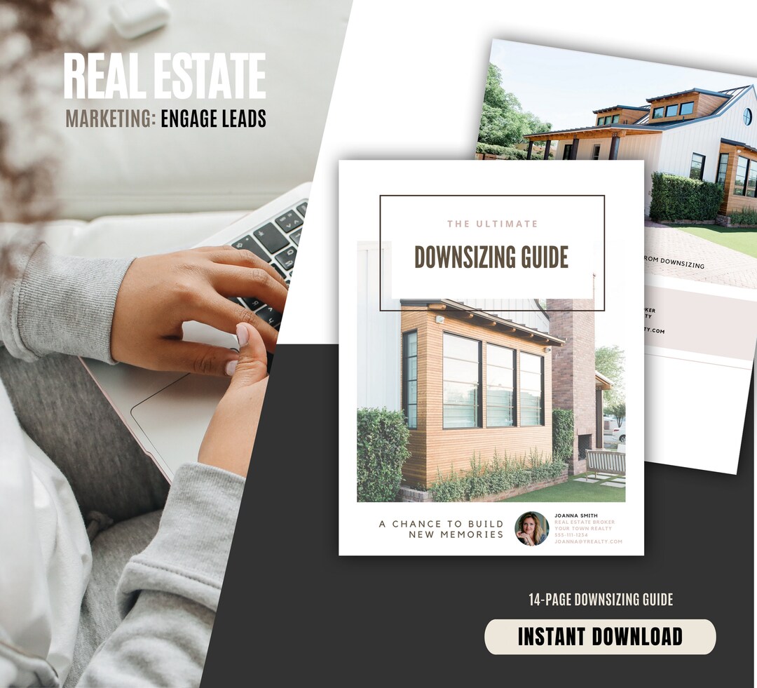 Real Estate Downsizing Guide: Editable CANVA Template (14-page) - Etsy
